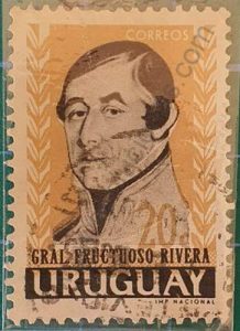 Sello de Fructuoso Rivera Uruguay año 1989 - Sellos y Estampillas ...